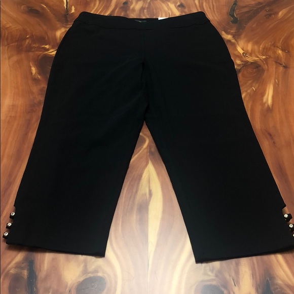 JM Collection | Pants & Jumpsuits | Jm Collection Pullon Latticeinset ...